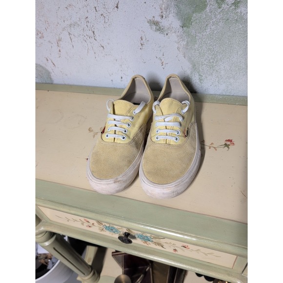 Vans | Shoes | Mens Vans Era Ultracush Pro Pale Yellow Suede Skate ...